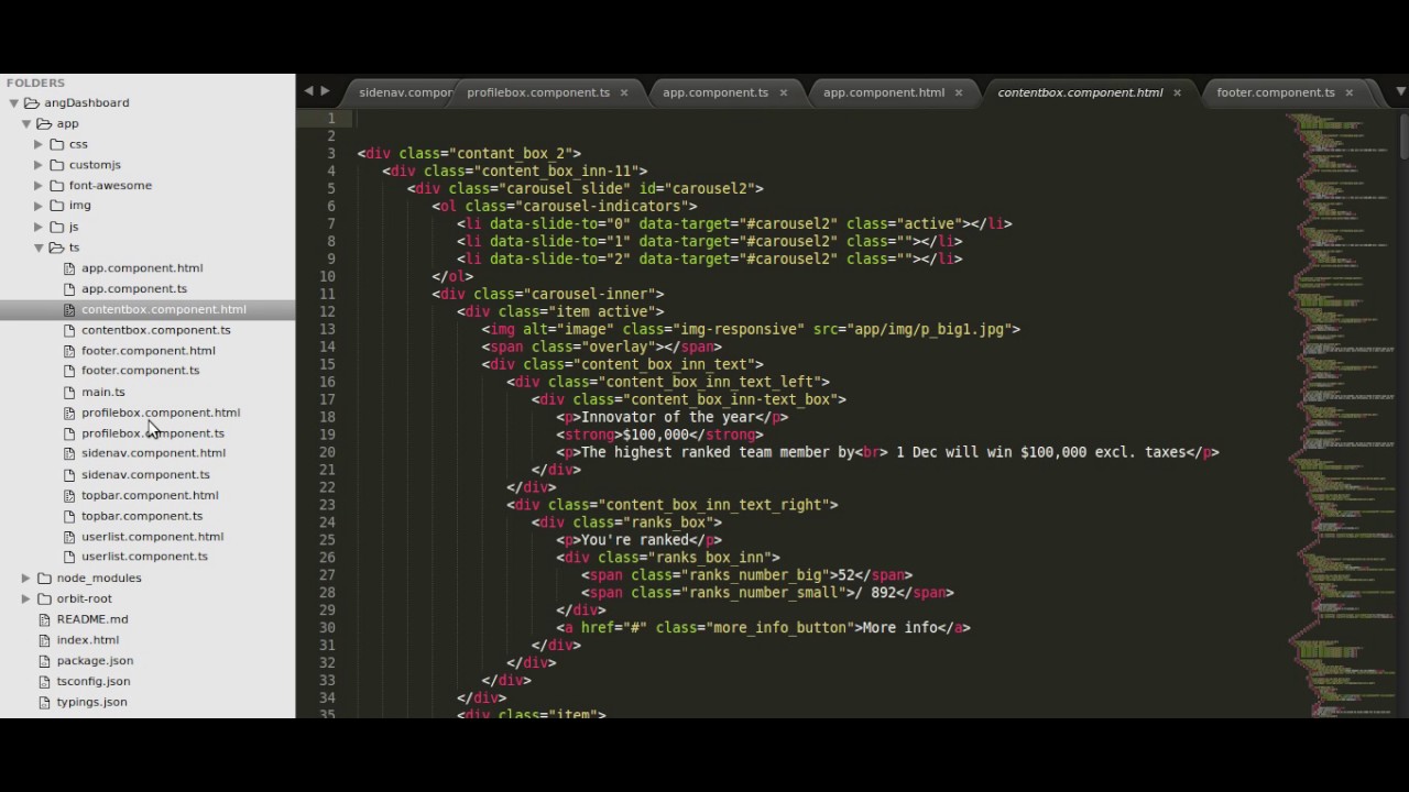 Simple Angular 2 Project Structure