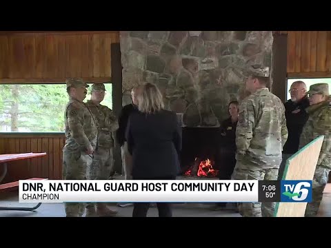 Michigan Army National Guard joins DNR to celebrate partnership