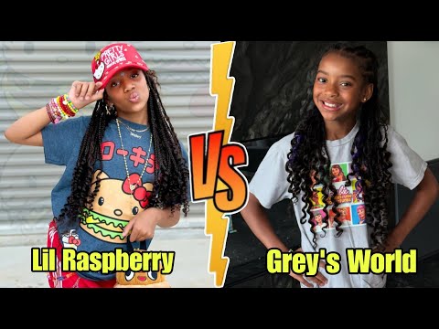 Grey's World vs Lil Raspberry Transformation 2025 π From Baby To Now
