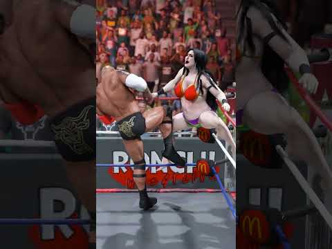 The Rock vs indian Female ๐ฎ๐ณ WWE Raw Highlights