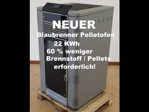 Hightech Heizung Pelletofen Blaubrenner. Einfach genial!