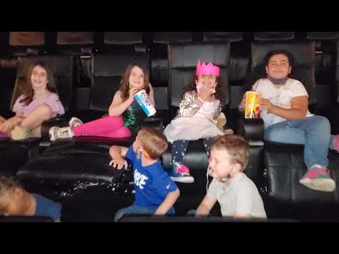 We got our own Movie Theater! Celebrating Lorelei's 5th Birthday at Cinemark Bridgestreet Huntsville