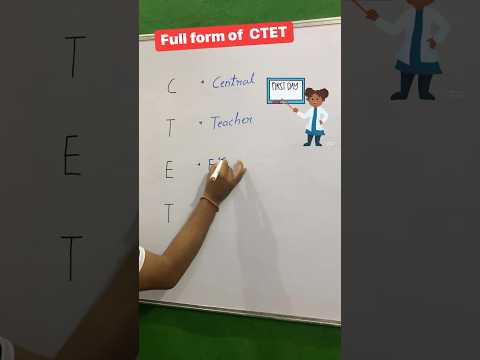 👉 Full form of CTET 🤔 !! #fullform #ctet #gk #education #gkquestion #shorts #youtubeshorts #viral