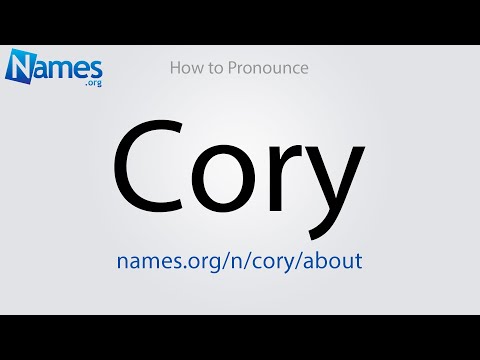 How to Pronounce Cory