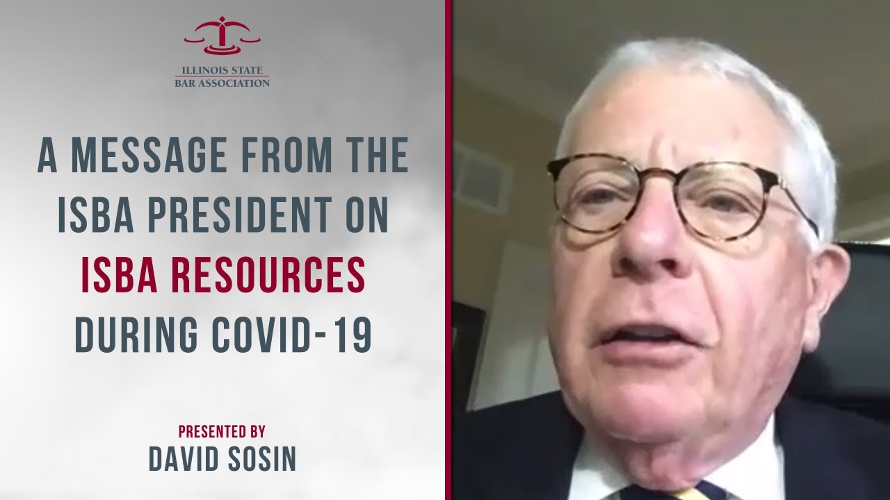 A Message From the ISBA President on ISBA Resources During COVID 19