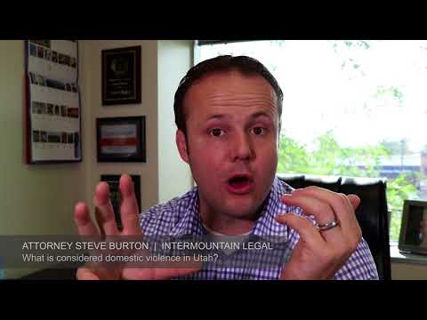 What is domestic violence in Utah?