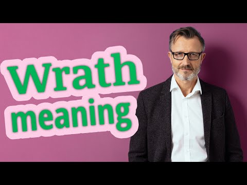 Wrath | Meaning of wrath 📖