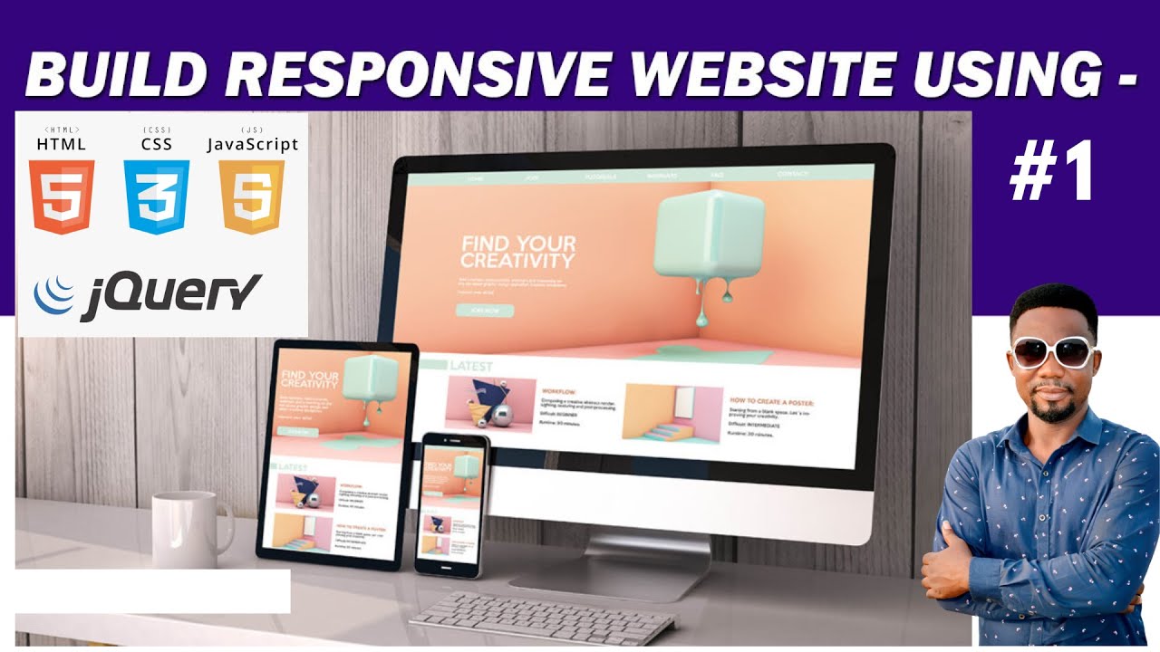 Build A Modern Responsive Website Using Html Css Bootstrap & Javascript / jQuery