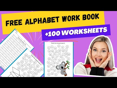 Alphabet Workbook | Alphabet writing and Tracing|Kindergarten Writing Worksheets Pdf Free Download