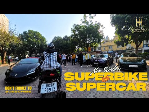 Delhi Supercar & Superbikes Meetup 2025 | Full Carbon McLaren, Lambos, ZX10R, S1000RR, AMG Madness!