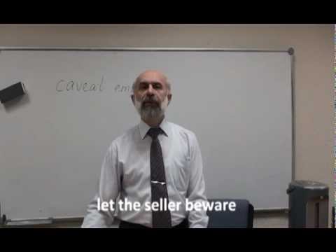 caveat emptor