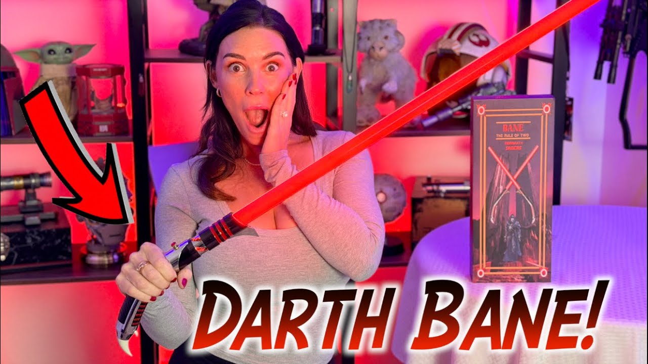 Never Before Seen! Darth Bane Neopixel Lightsaber from Korbanth!