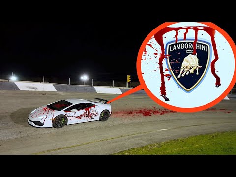 If you ever see this Lamborghini with BLOOD all over it, Drive away fast! (It's a Trap)