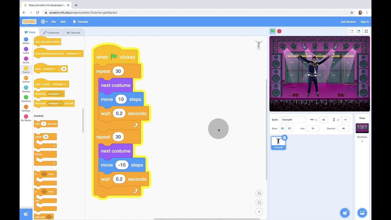Dance Party (Scratch)