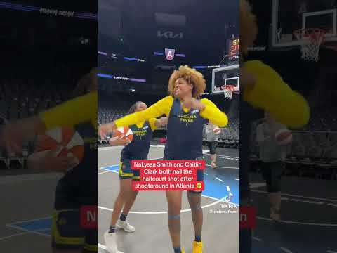 WNBA Wilson & Clark Half Court Practice #nba #viralvideo #claire50-mc #directohealthph #ytshorts #yt