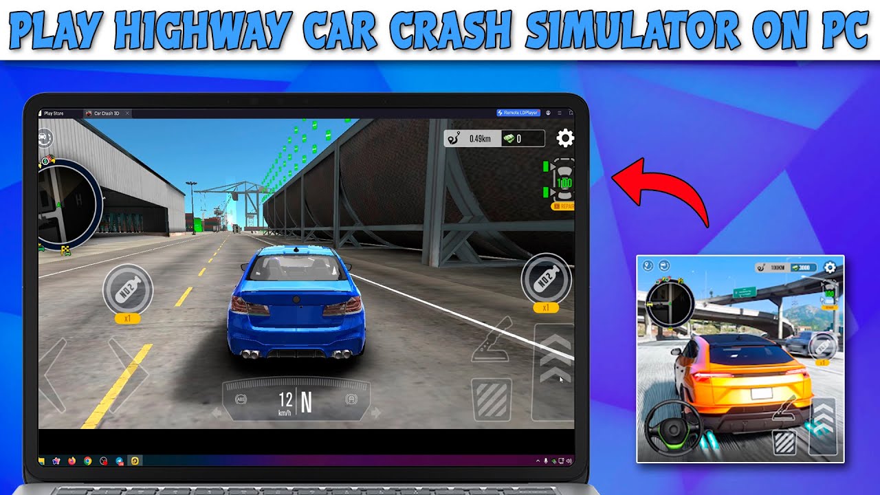 How To Download And Play Highway Car Crash Simulator On PC