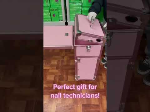 🔥 Last Day For Clearance⏰Rolling Manicure Table Nail Desk Workstation Polish Trolley