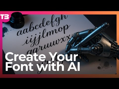How to Make your OWN Typography with AI for FREE