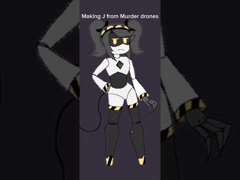 Making J from Murder drones #glitch #glitchmoments #shorts