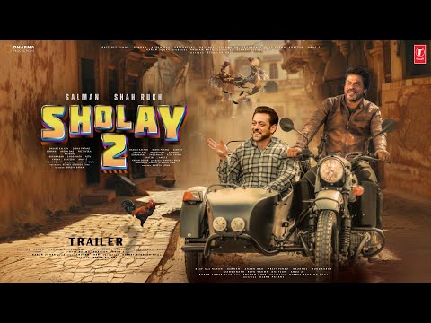 SHOLAY 2: Returns - Trailer | Salman Khan As Veeru | Shah Rukh Khan As Jai | Kriti S. & Pooja Hegde