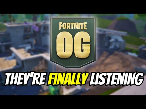 Fortnite OG Season 4 Just Saved The Mode! (Fortnite OG)