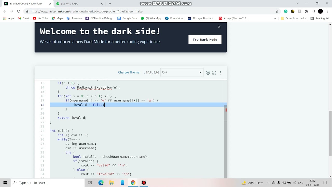 Inherited Code | C++ | Hackerrank solution 1