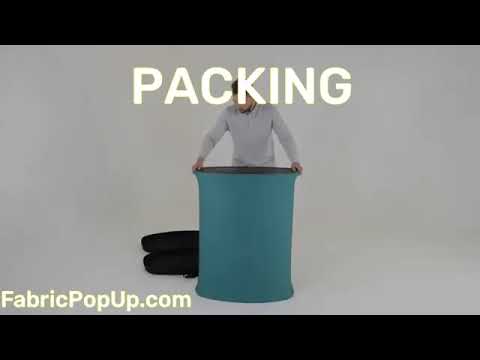 Fabric pop up auto counter