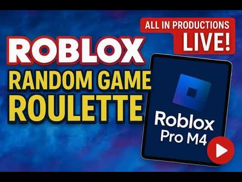 Roblox Random Game Roulette | iPad Pro M4 Stream | All In Productions LIVE