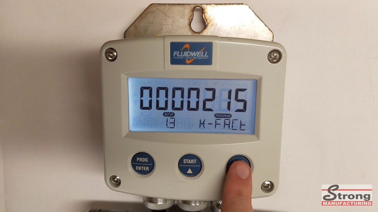 Strong Manufacturing: Fluidwell Batch Controller How to