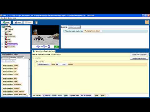 Alice: A First Program - Part 1