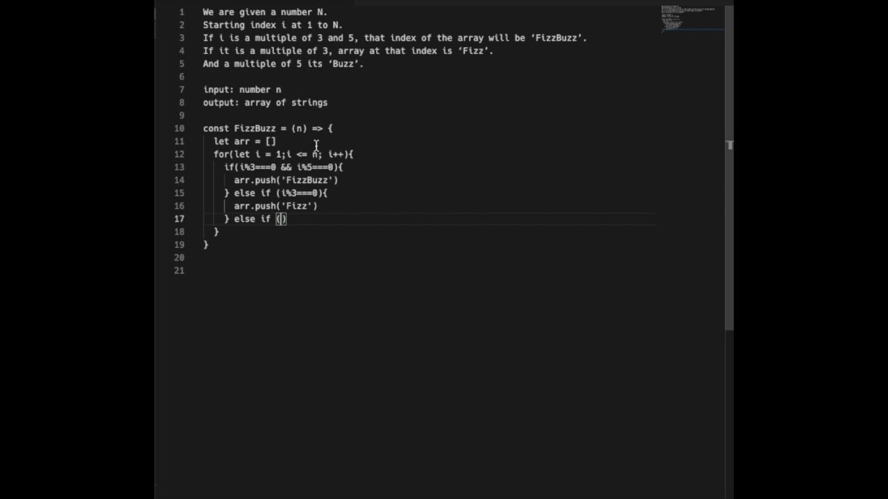 Efficient Fizz Buzz  Solution in Javascript O(N)