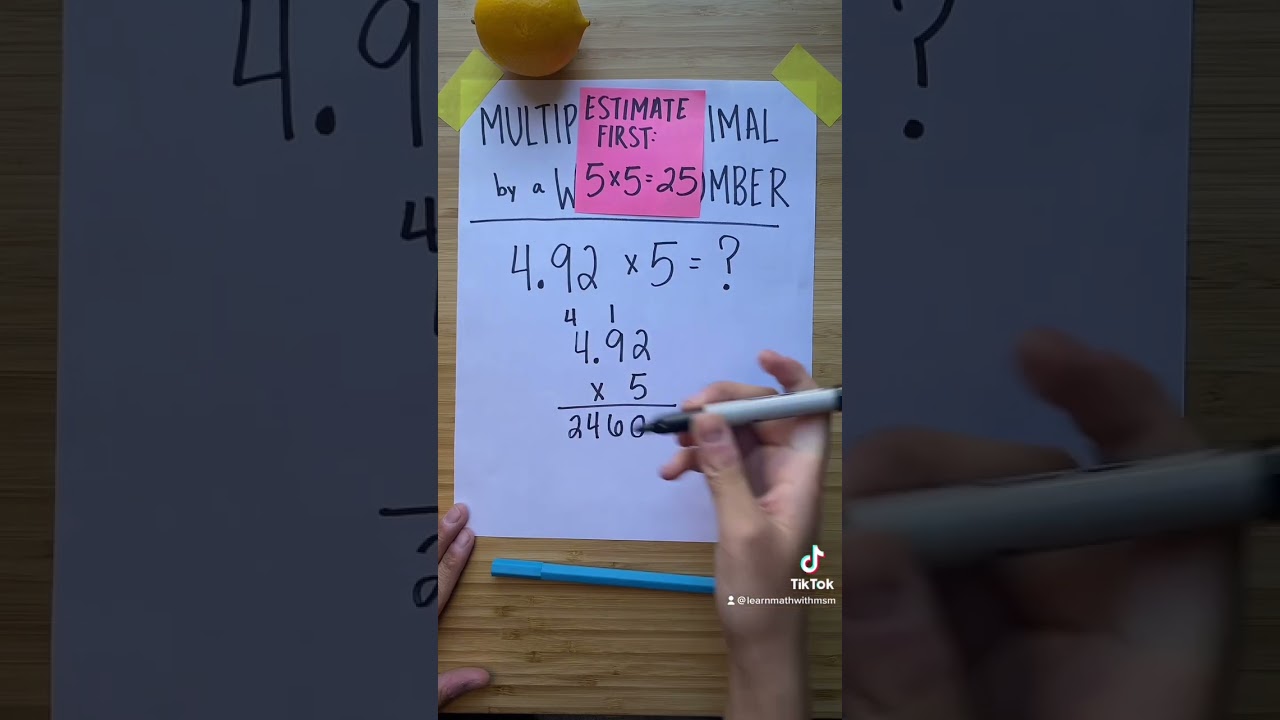 Do you know this 6th grade skill? #math #mathskills #decimals #mathtricks #mathematics #decimal