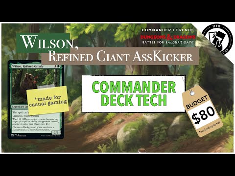 Wilson, Refined AssKicker | $80 Budget | Commander Deck Tech | Go Tall | Deck Stats