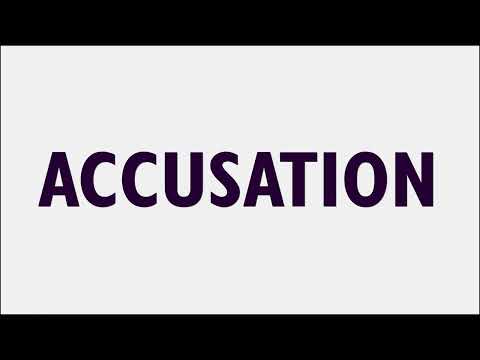 How to Say Accusation In British English