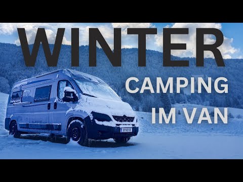 Time out in the snow ❄️ Winter camping in the Alps ❄️ One night in winter with the motorhome