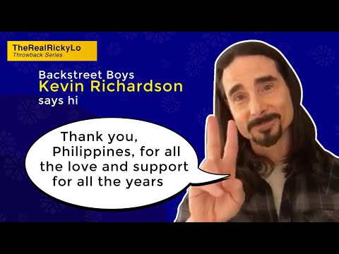 Backstreet Boys Kevin Richardson says hi | TheRealRickyLo Throwback Series