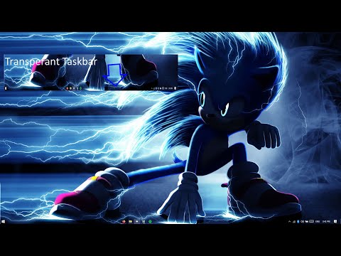 How To Make Your Taskbar Transparent & Center Your Icons (Open Shell)