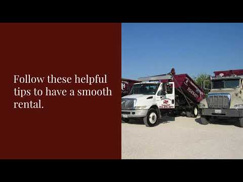Dumpster Rental Safety Tips You Should Know (512) 876-0271 Austin Dumpster Rental