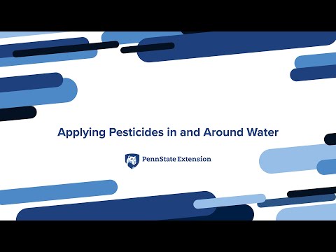 Applying Pesticides in and Around Water