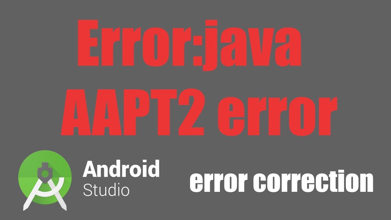 Error AAP2 ! error correction....