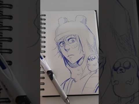 Finn and Jake - adventure time Speed drawing #sketchbook