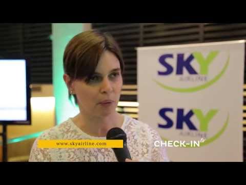 Check-In tv 34 - Nuevo vuelo Sky Airline - Andrea Jans