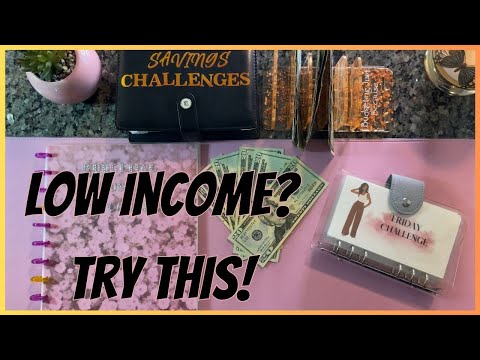 How to Save Money on a Fixed Income | Low Income Savings Challenges 2023 | Dave Ramsey Inspired