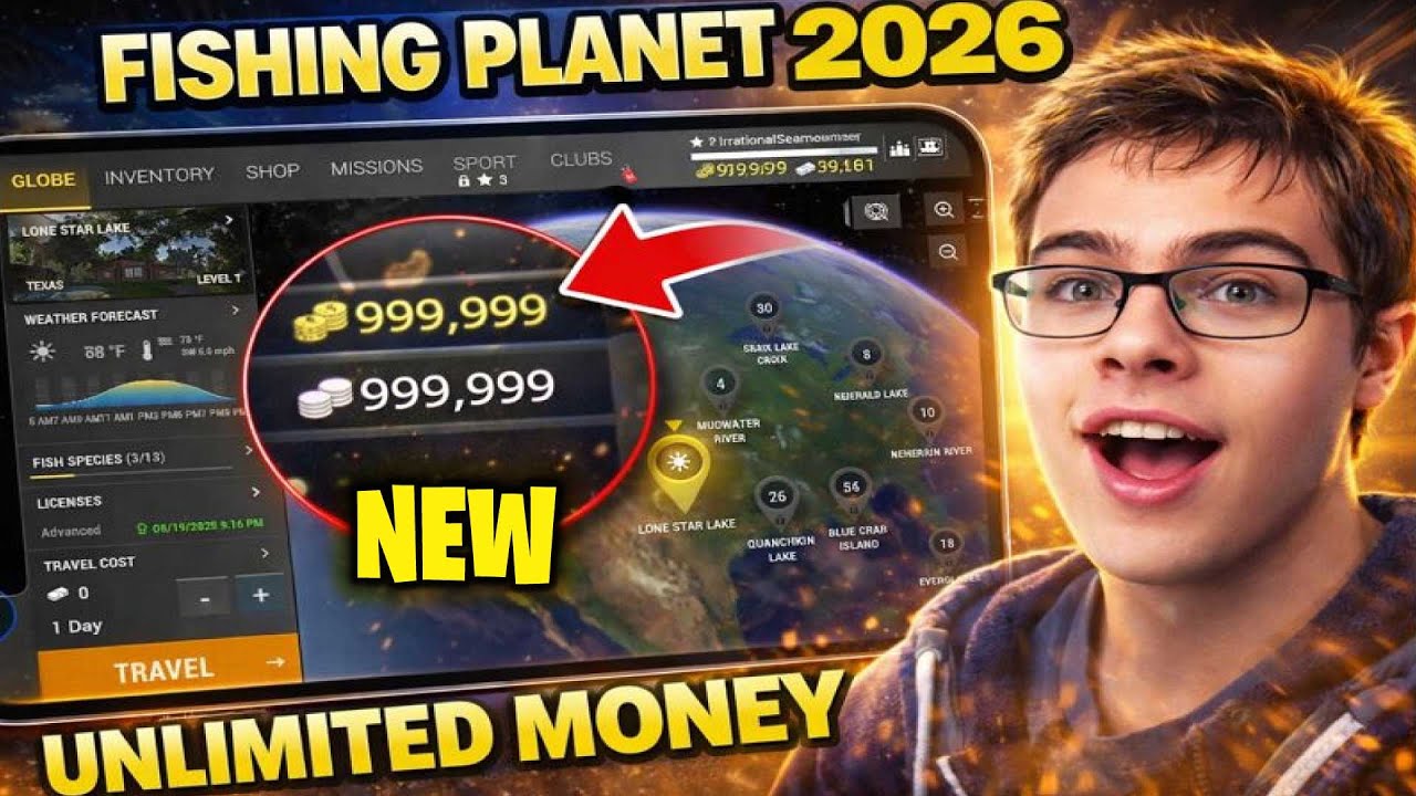 New Fishing Planet Hack 2026 – Instant Baitcoins + Money Glitch Trick