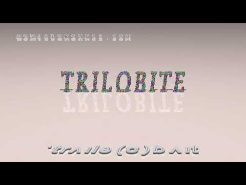 trilobite - pronunciation