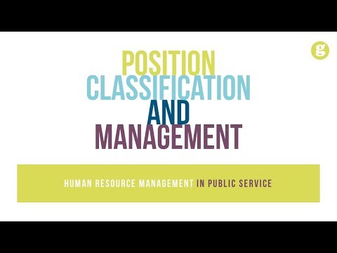Position Classification and Management