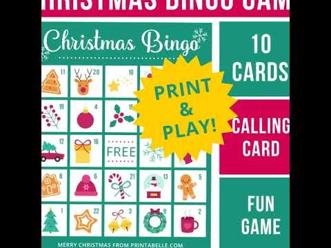 Christmas Bingo Game
