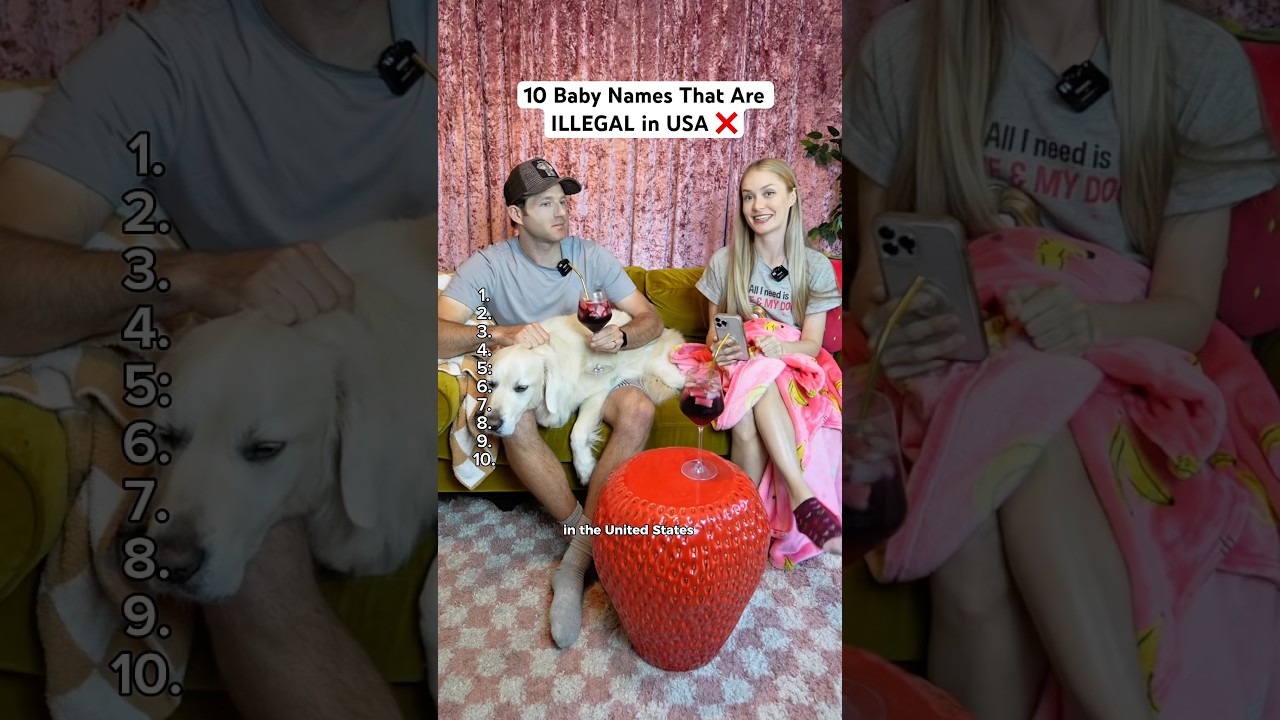 10 baby names that are illegal in the United States #shorts