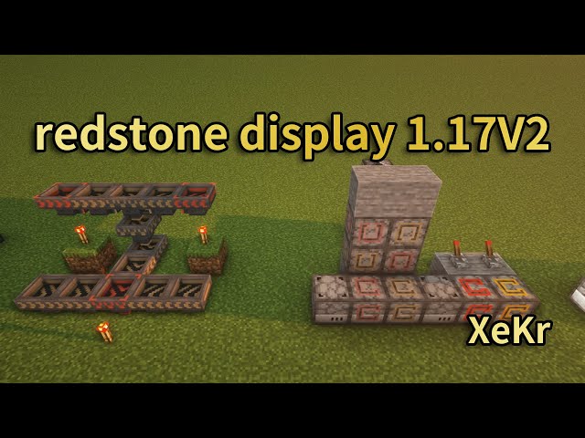 XK redstone display Minecraft Texture Pack