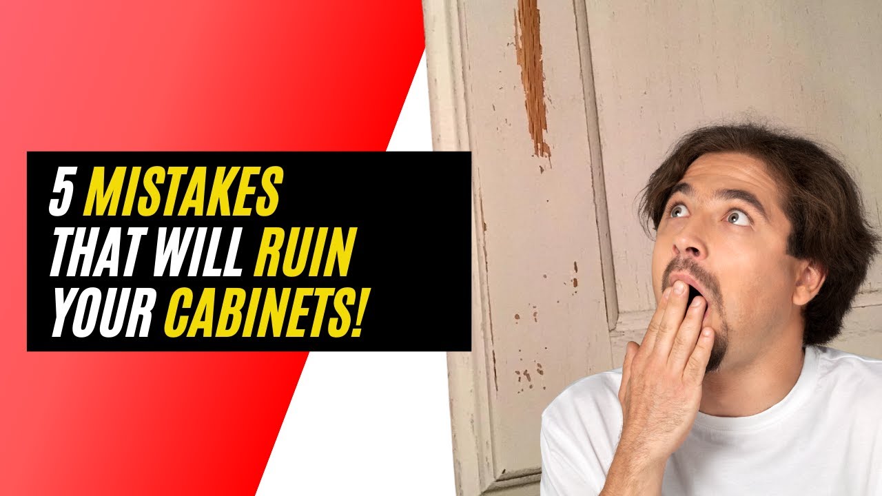 5 Mistakes You Should Avoid When Painting Kitchen Cabinets!